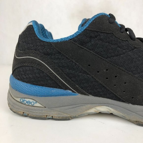 Abeo | Shoes | Abeo Womens Size 9 Petra Pro Black Textile Laceup ...